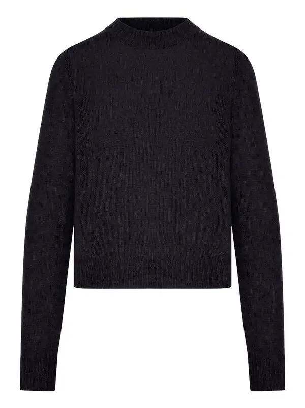 LISA YANG Solene Silk Cashmere Sweater - Black