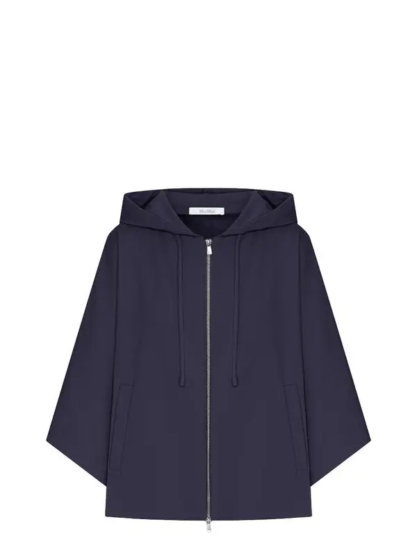 Max Mara Boxy Technical Cotton Jersey Hoodie - Multicolor