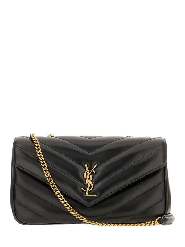 Saint Laurent Quilted Chain Shoulder Bag - Multicolor