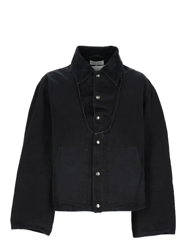 MAISON MARGIELA Denim Trucker Jacket - Black