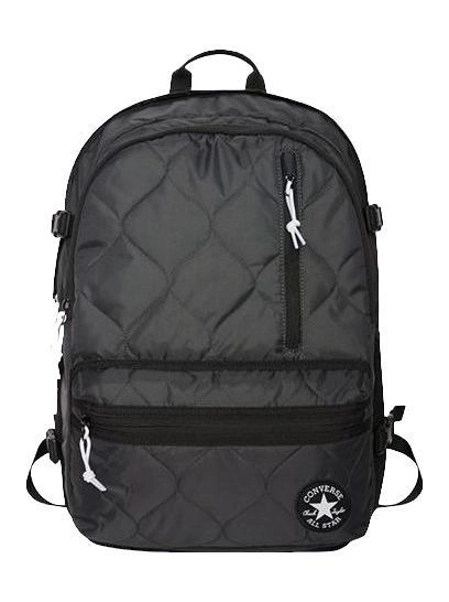 CONVERSE Quilted Straight Edge Backpack - Black