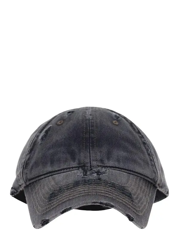 Balenciaga Denim Cap - Charcoal