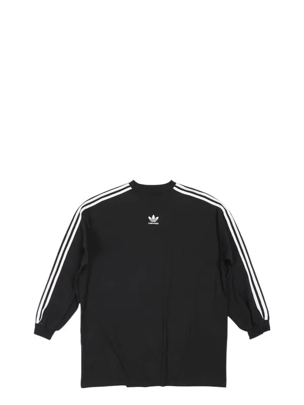 Balenciaga X Adidas Long Sleeve Oversized T-shirt - Black