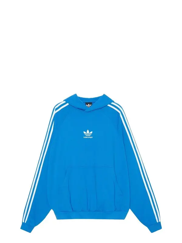 Balenciaga X Adidas Oversized Hoodie - Blue
