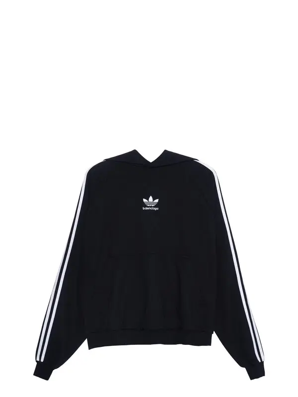 Balenciaga X Adidas Oversized Hoodie - Black