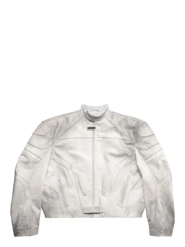 Balenciaga Biker Jacket - White