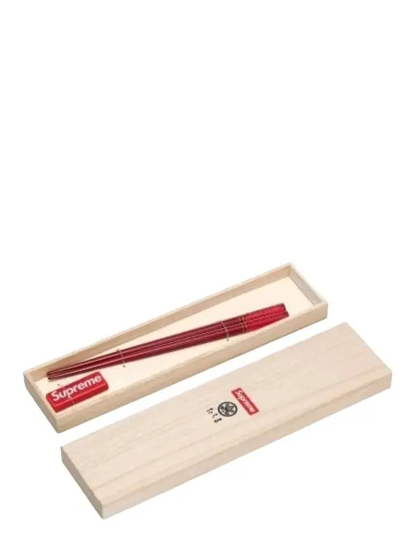 Supreme Chopstick Set - Beige/black/red