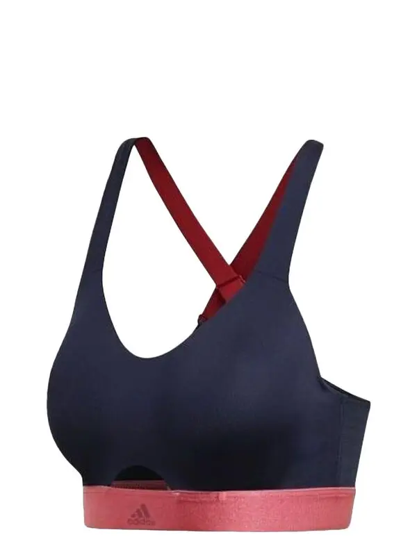 Adidas Stringer Soft Bra Asia Sizing 'black Red - Black/red
