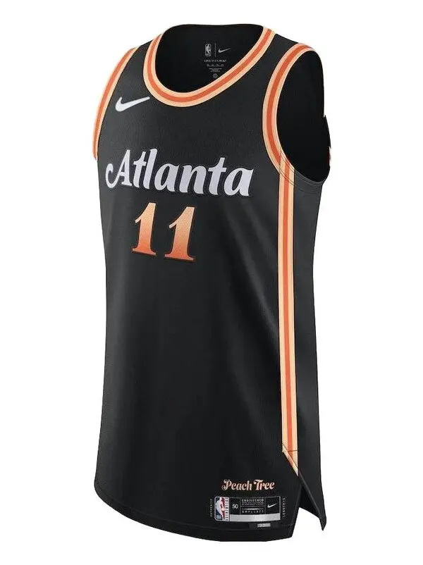 Nike X Nba Atlanta Hawks 'trae Young 11' Basketball Jersey - Black/multi-color