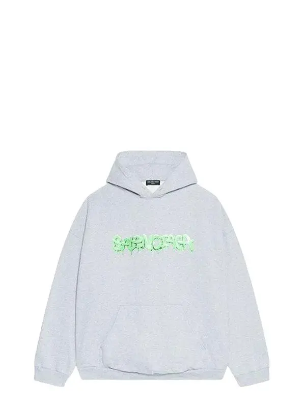 Balenciaga Slime Hoodie - Grey/green