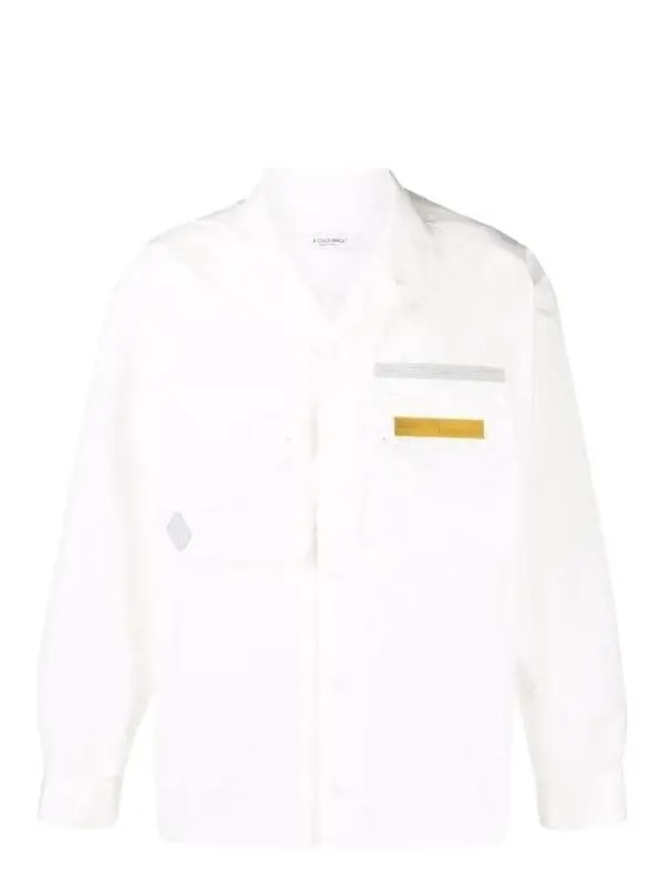 A-COLD-WALL* Logo Detailed Buttoned Shirt - White