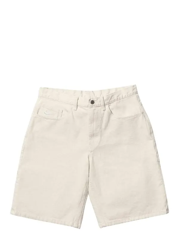 Supreme X Nike Denim Shorts - White/red