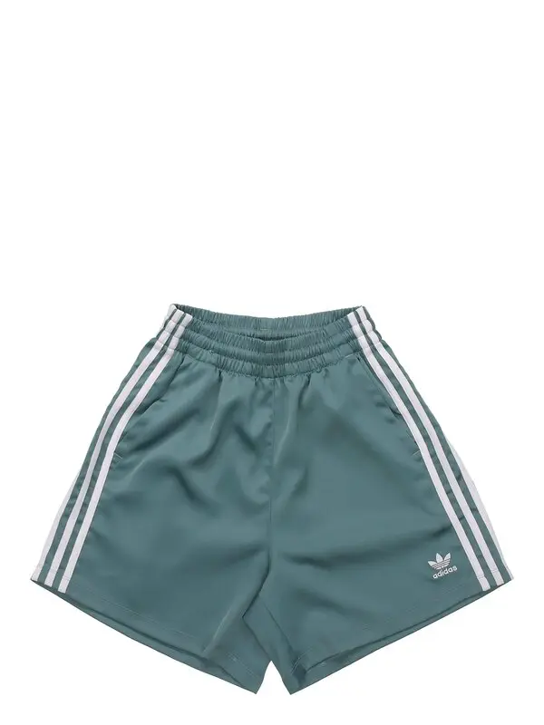 Adidas Adicolor Classic Satin Shorts - Hazy Emerald