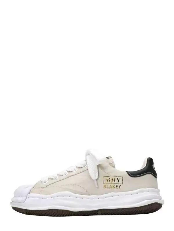Mihara Yasuhiro Blakey Low Original Shell Toe Suede Sneakers - White