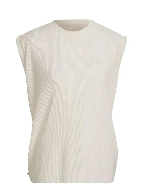 Adidas Adicolor Plisse Tank Top - White