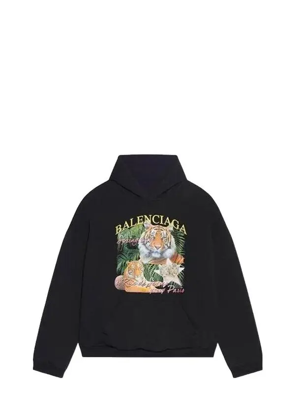 Balenciaga Year Of The Tiger Fbi Reversible Hoodie - Navy