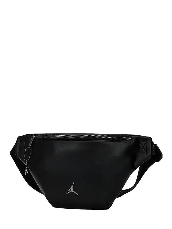 JORDAN Leather Waist Pack - Black