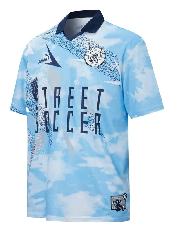PUMA Manchester City Street Soccer Jersey - Blue