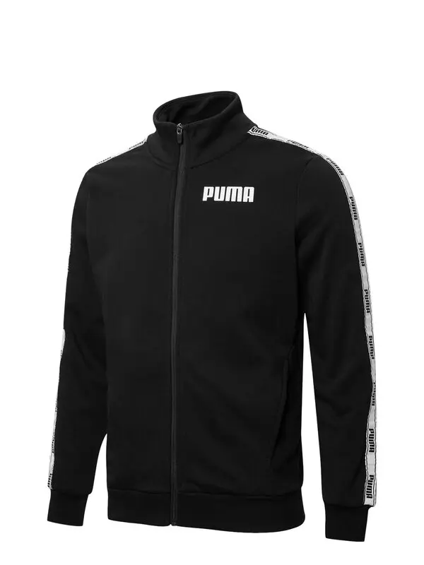PUMA Printed Regular Fit Bomber Jacket - Black