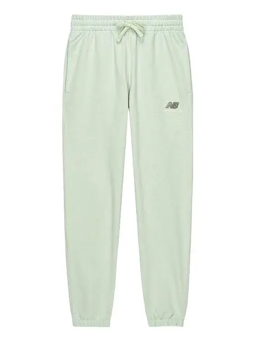 NEW BALANCE Unissentials French Terry Sweatpant Asia Sizing - Silver Moss
