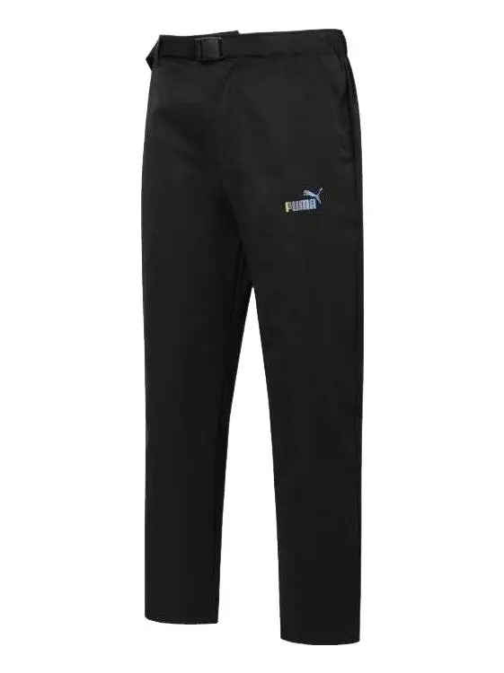 PUMA Logo Track Pants - Black