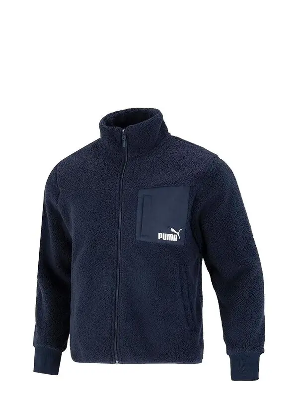 PUMA Relaxed Sherpa Jacket - Navy