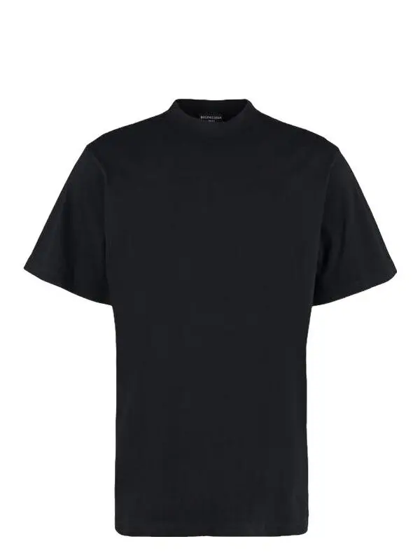 Balenciaga Back Hem Long T-shirt Boxy Fit - Black