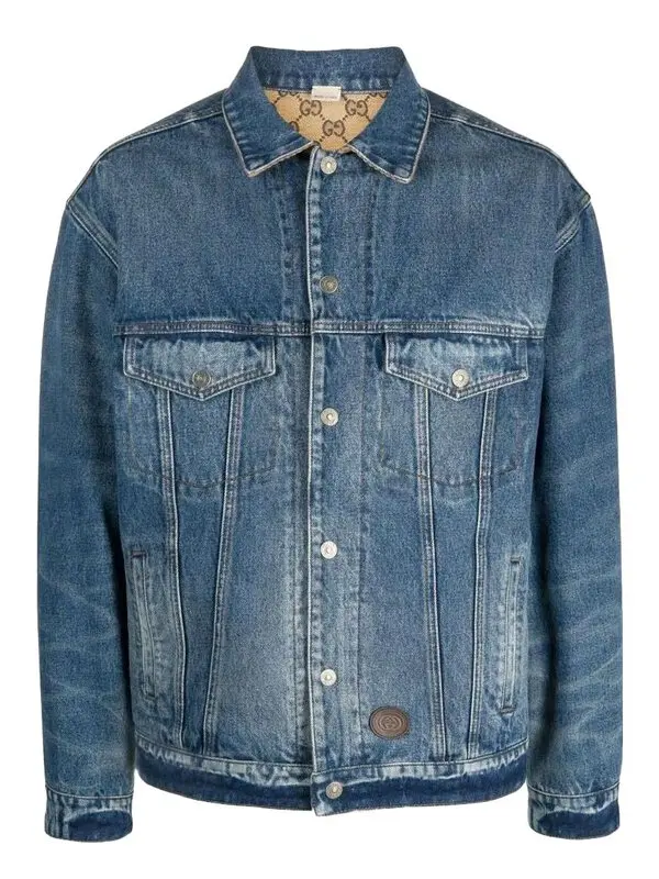 Gucci Reversible Denim Jacket - Blue