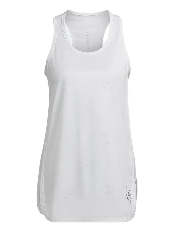 Adidas By Stella Mccartney Made To Be Remade Running Tank Top - White