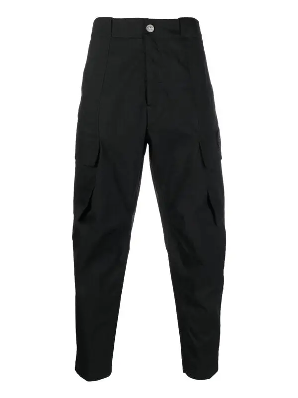 Stone Island Cargo Pants - Black