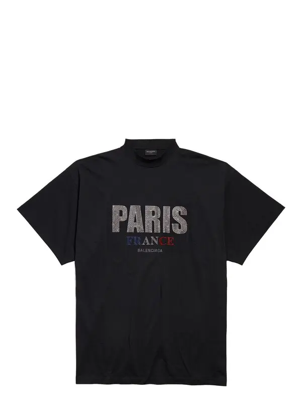 Balenciaga Strass T-shirt - Black