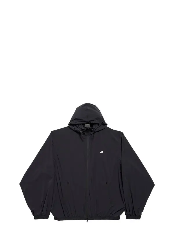 Balenciaga Activewear Windbreaker Jacket - Black