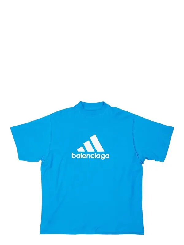 Balenciaga X Adidas Oversized T-shirt - Blue