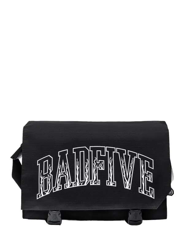 LI-NING Badfive Graphic Crossbody Bag - Black/white