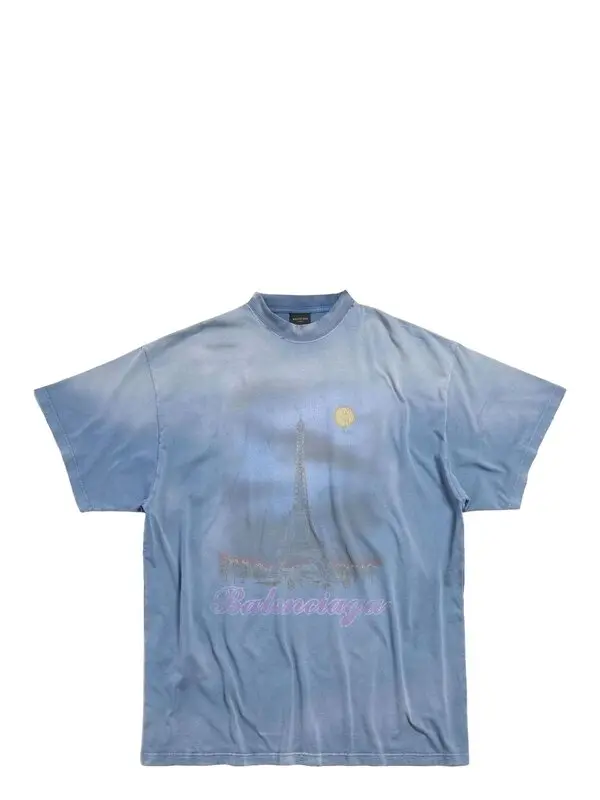 Balenciaga Moon T-shirt - Blue