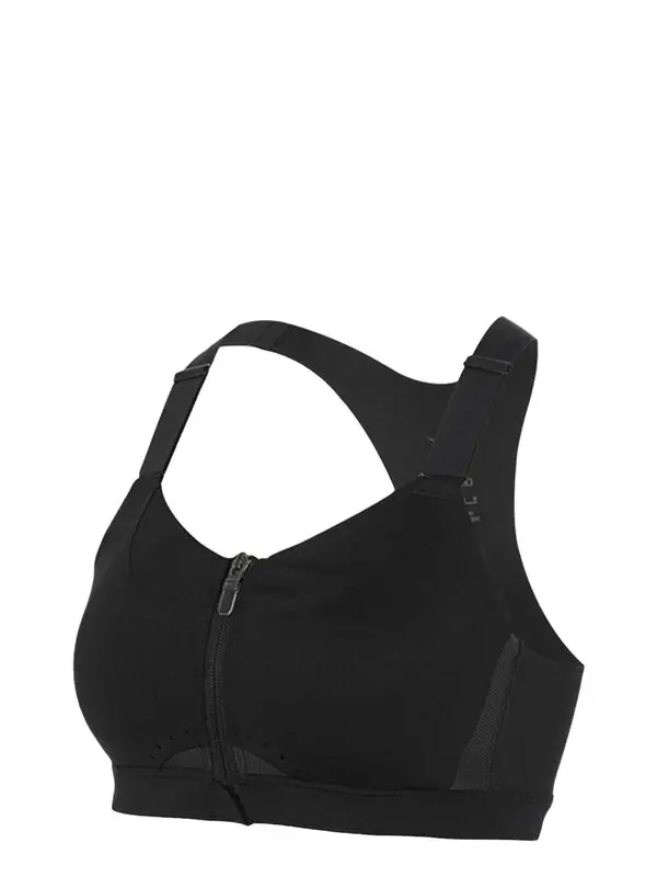 Nike Alpha High Support Padded Zip-front Sports Bra - Black
