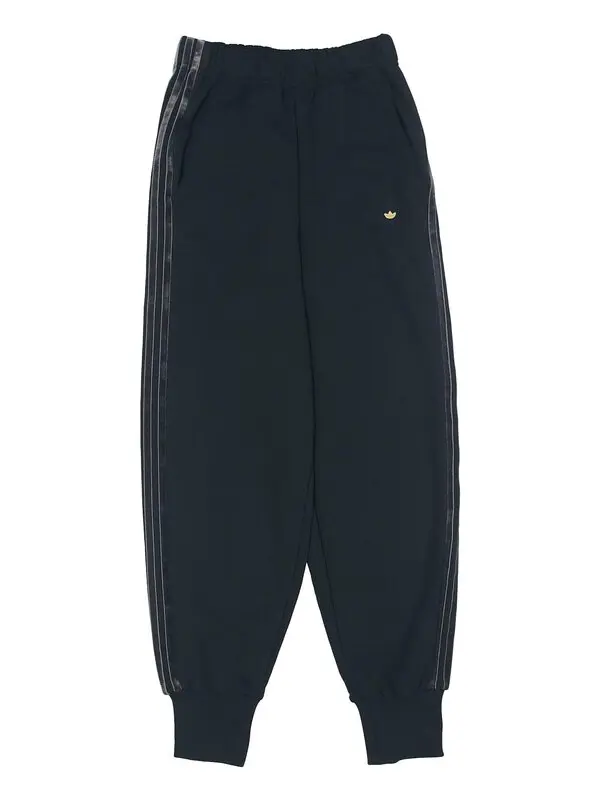 Adidas French Terry Jogger Pants With Velvet Stripes - Black