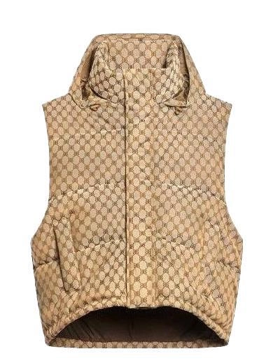 Balenciaga X Gucci The Hacker Project Hacker Cocoon Puffer Gilet Vest - Beige