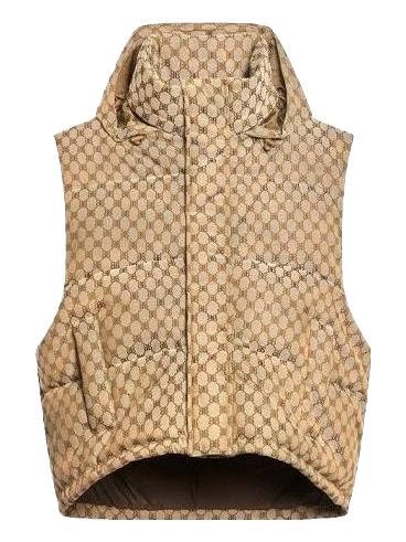 Balenciaga X Gucci The Hacker Project Hacker Cocoon Puffer Gilet Vest - Beige