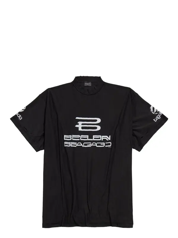 Balenciaga Ai Generated Inside-out T-shirt - Black