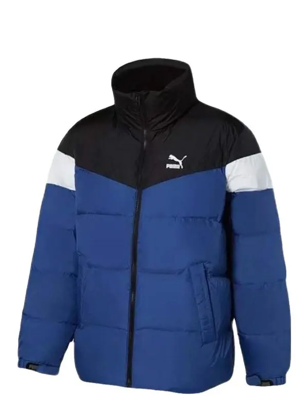PUMA Color Block Down Jacket - Blue