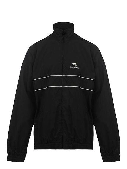 Balenciaga Sporty B Track Jacket - Black