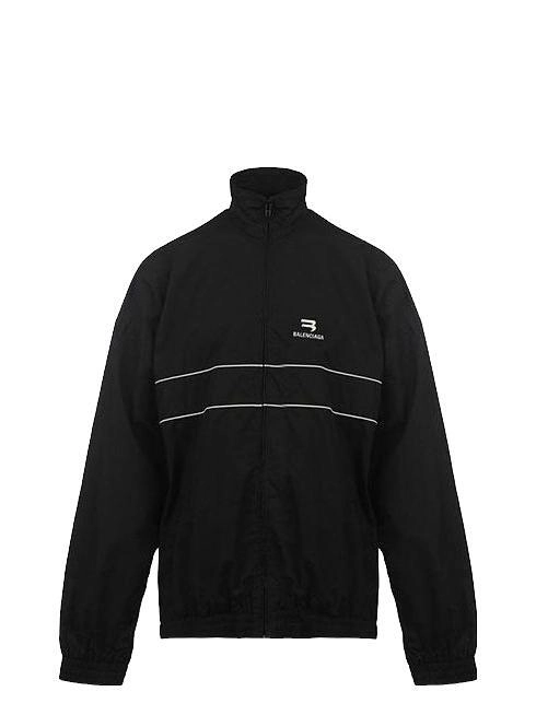 Balenciaga Sporty B Track Jacket - Black