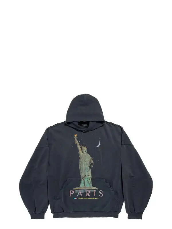 Balenciaga Oversized Hoodie - Black