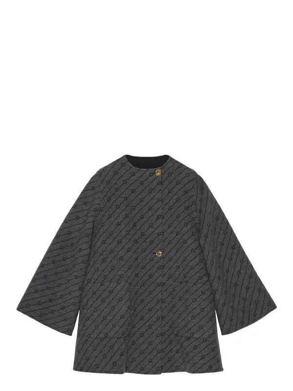 Gucci Reversible Wool Coat - Black