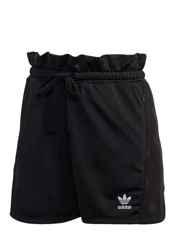 Adidas Shorts With Paper Bag Waist - Black