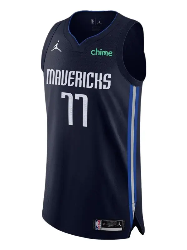 JORDAN X Nba Dallas Mavericks Replica Jersey Luka Dončić 77 - Navy/white