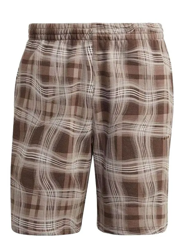 Adidas Originals Allover Print Shorts - Brown/white