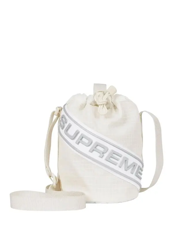 Supreme Small Cinch Pouch - White