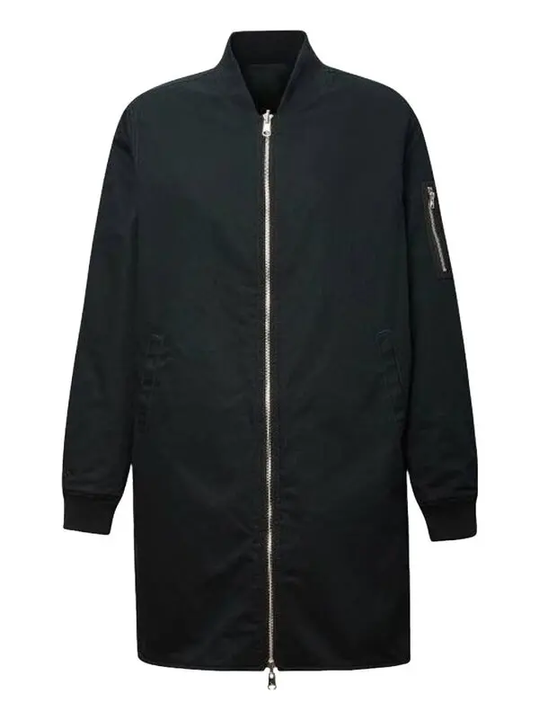 CONVERSE Reversible Long Bomber Jacket - Black